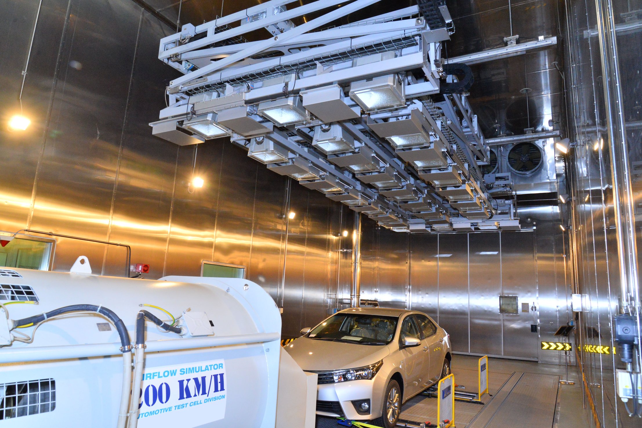 Walk-in for emission testing: ACS chamber for ICAT, India